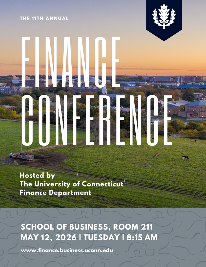 Finance Conference | Finance Department | School of Business ...